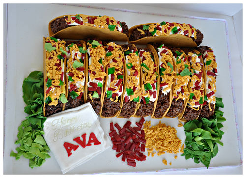 How to make a Mini Taco Cakes - CakeCentral.com