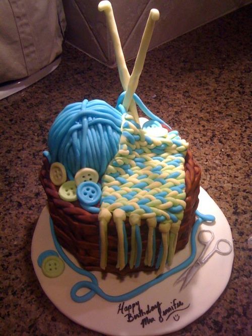 Crochet Themed Cake?? - CakeCentral.com